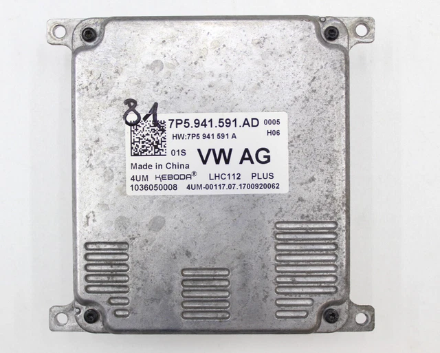 LED CONTROL UNIT original + VW AUDI SEAT ŠKODA + ballast + 7P5941591AD ...