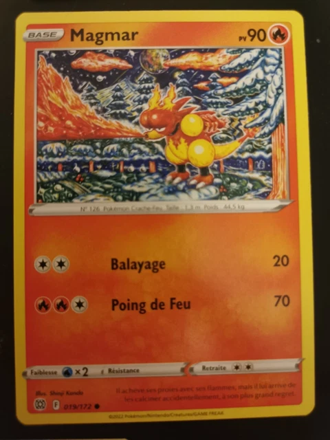 CARTE POKÉMON - E&B Stars Etincelantes : Magmar 19/172 EUR 0,05 ...