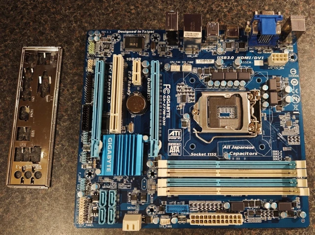 GIGABYTE GA-Z77M-D3H MOTHERBOARD Socket 1155 DDR3 Intel Z77 100% ...