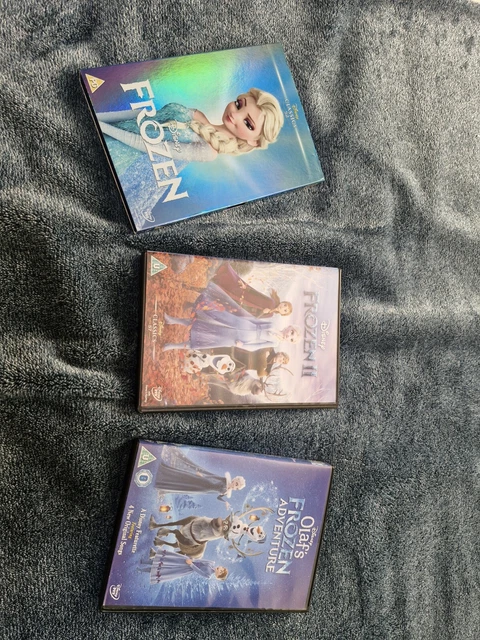 DISNEY FROZEN 1 & 2 DVD & Olafs Frozen Adventure £10.00 - PicClick UK