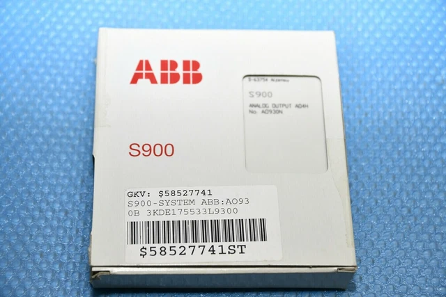 ABB S900 ANALOG Output AO4H No:AO930N EUR 301,13 - PicClick DE