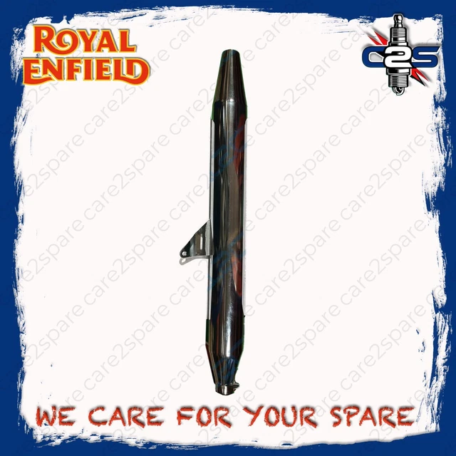 GENUINE ROYAL ENFIELD silencer assembly for Thunderbird UCE Twin Spark ...