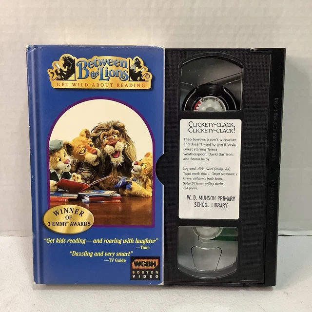 BETWEEN THE LIONS: Clickety-Clack, Clickety-Clack, PBS Kids VHS, MULT ...