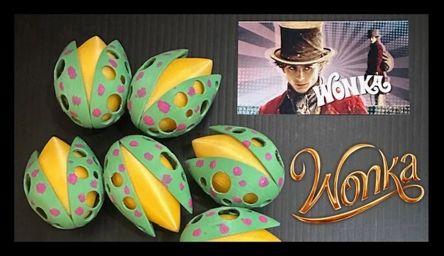 WILLY WONKA HOVER Choc Candy Prop, Chocolate Factory, Wizard, Magic $21 ...