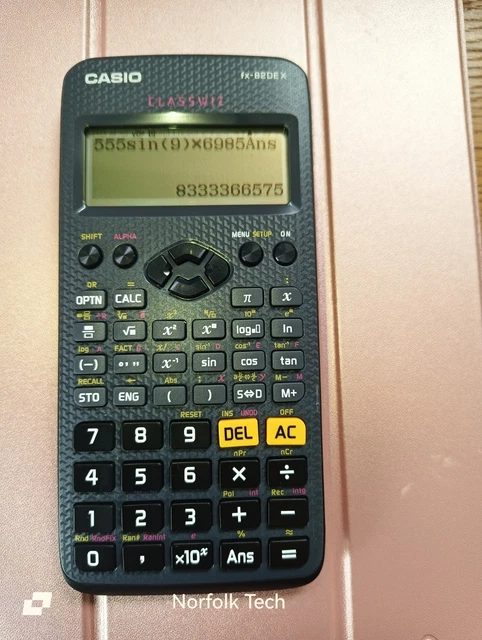 CASIO FX-82DEX ADVANCED Scientific Calculator for A-Level & Gcse 2 LINE DISPLAY £5.00 - PicClick UK