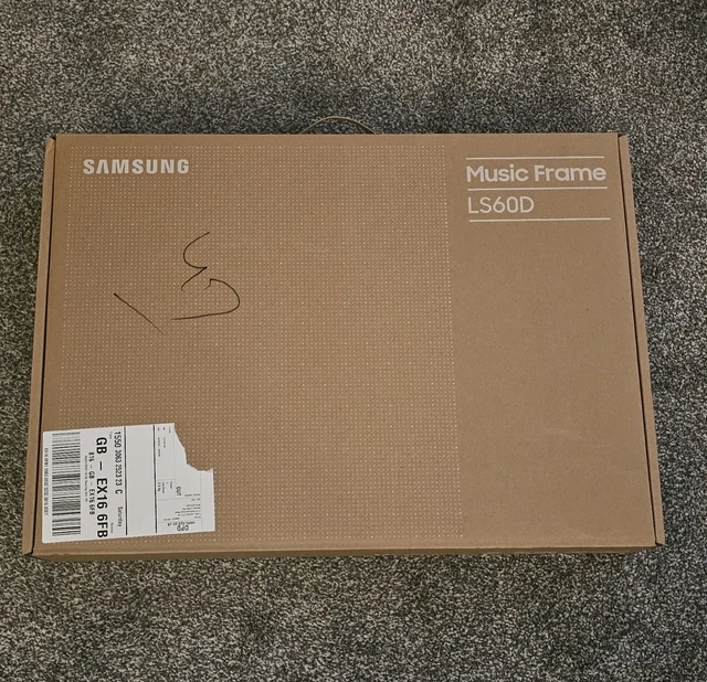 SAMSUNG MUSIC FRAME HW-LS60D Wireless Smart Speaker Black £363.70 - PicClick UK