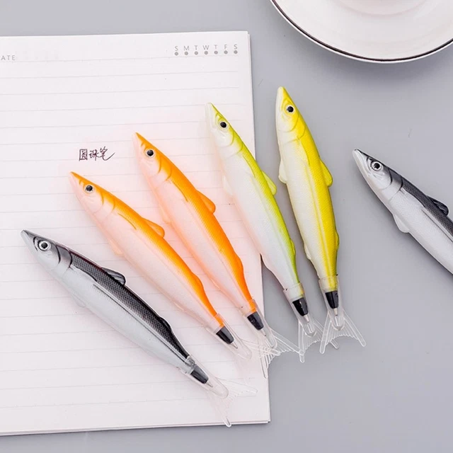 CREATIVE FISH-SHAPED DESIGN Ballpoint Pen Pen Exquisite Ordering Pen ...