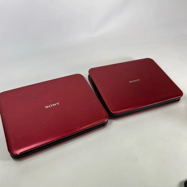SONY PORTABLE DVD player with 7-in Display - Red -VGC (DVP-FX730/R) £35 ...