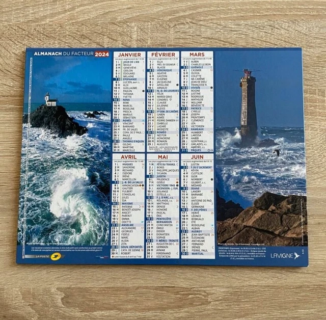 CALENDRIER LA POSTE - Almanach du facteur 2024 EUR 5,00 - PicClick FR