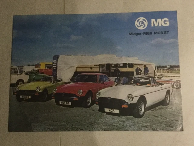 MG MIDGET, MGB And Mgb Gt Sales Brochure 1977 £9.99 - PicClick UK