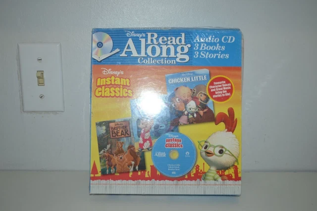 DISNEY READ ALONG Collection Instant Classic Stories Audio CD & 3 Books ...