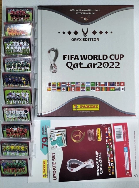 PANINI FIFA WC QATAR 2022 Swiss Oryx Edition HARDCOVER ALBUM + ALL SET + UPDATE EUR 261,00 ...