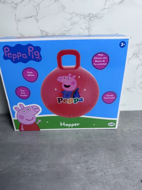 PEPPA PIG SPACE Hopper Inflatable Hopping Ball With Grip Handle Kids 3 ...