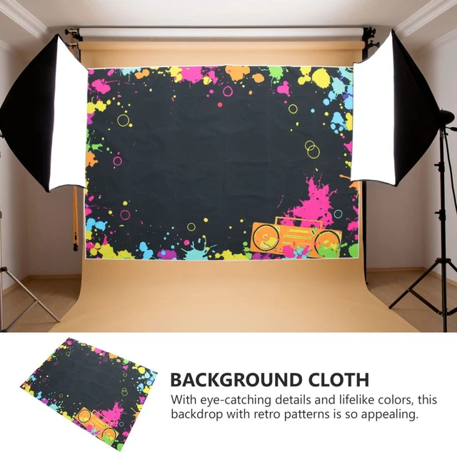 DISCO PARTY BACKDROP Colourful Backdrops for Photoshoot Theme ...