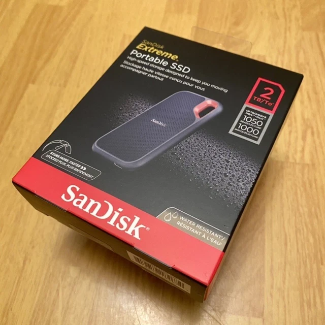 SANDISK EXTREME PORTABLE SSD 2TB (Original / Versiegelt / Neu) EUR 163 ...