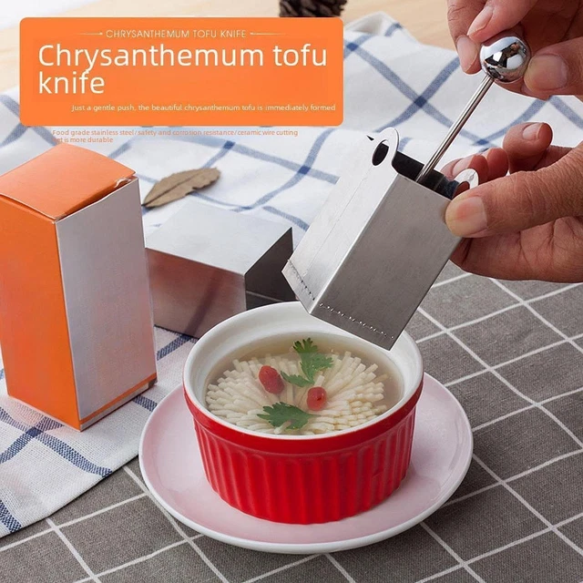 CHRYSANTHEMUM TOFU KNIFE Tofu Shredding Model Creative Manual Tool ...