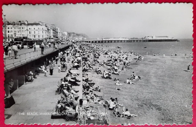 POSTCARD BEACH, WARRIOR Square. St Leonards On Sea.Sussex. CDS Hastings ...