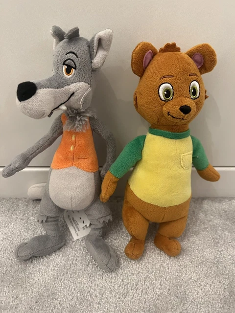 GOLDIE AND THE Bear Bundle Disney Junior bear & big bad wolf Soft Toy ...