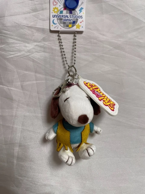 USJ LIMITED PEANUTS Snoopy mascot keychain plush Universal Japan No ...