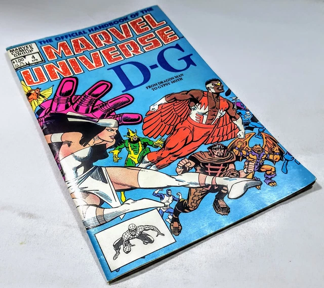 OFFICIAL HANDBOOK OF the Marvel Universe #4 | D-G | 1983 | Marvel $14. ...