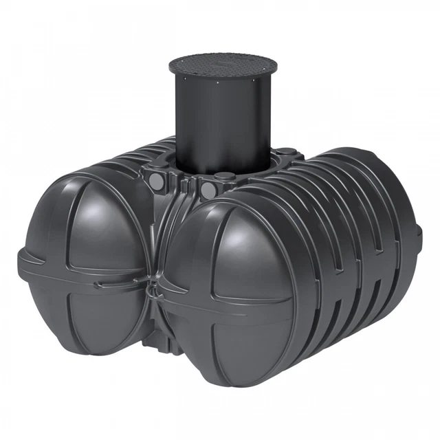 ROTH 5000L FLACHSPEICHER Twinbloc® Regenwassertank Tank Zisterne ...