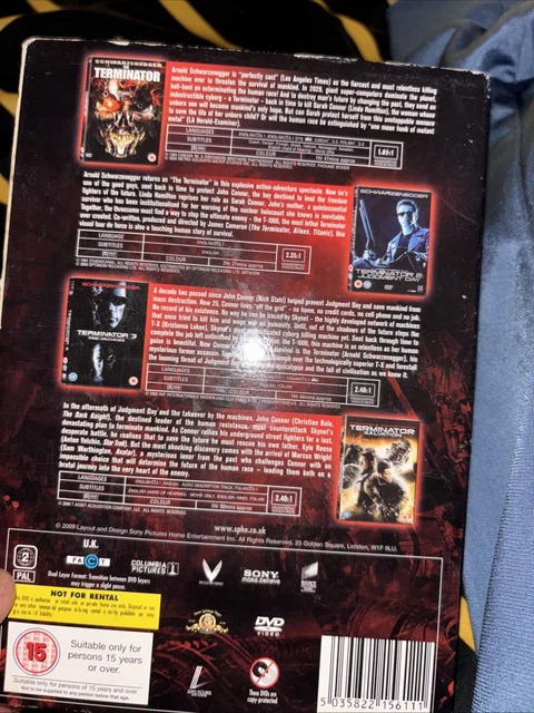 FREDDY BOX SET / Terminator Box Set DVD Region 2 £10.80 - PicClick UK