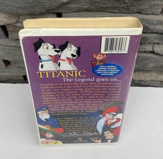 TITANIC ANIMATED MOVIE 2001 VHS Equinox Clamshell $39.99 - PicClick CA