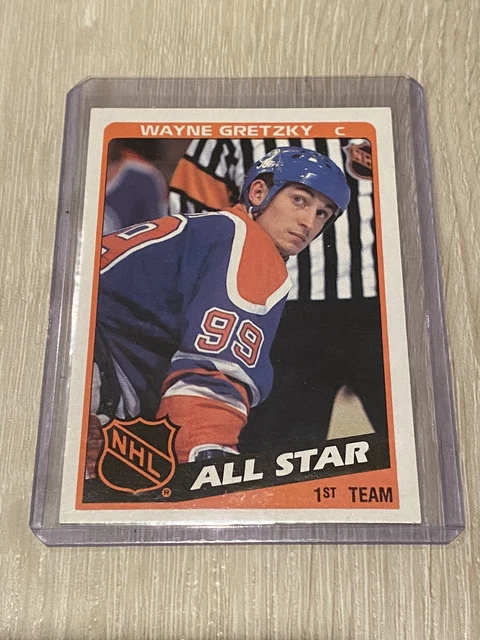 1984-85 TOPPS #154 Wayne Gretzky 1ère équipe All Star Oilers d'Edmonton HOF EUR 8,71 - PicClick FR