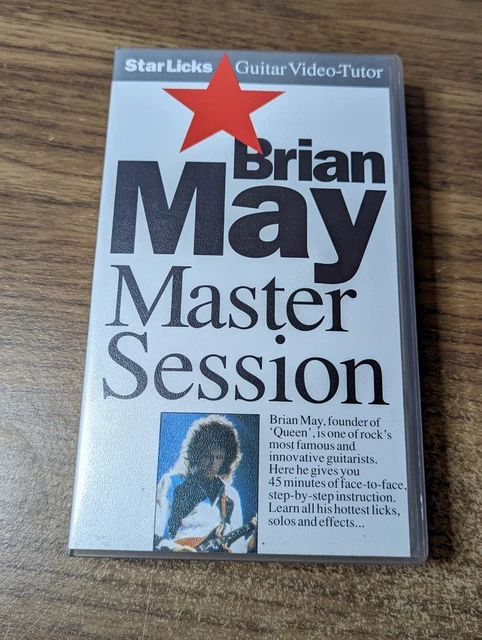 BRIAN MAY MASTER Session Guitar Video Tutor VHS Video Tape £19.99 ...