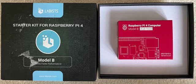 LABISTS RASPBERRY PI 4 Model B 4GB Complete Starter Kit with 32GB ...