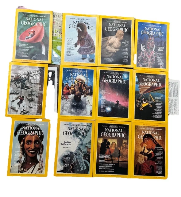 VINTAGE NATIONAL GEOGRAPHIC Magazine 1983 Full year Collection 12 ...