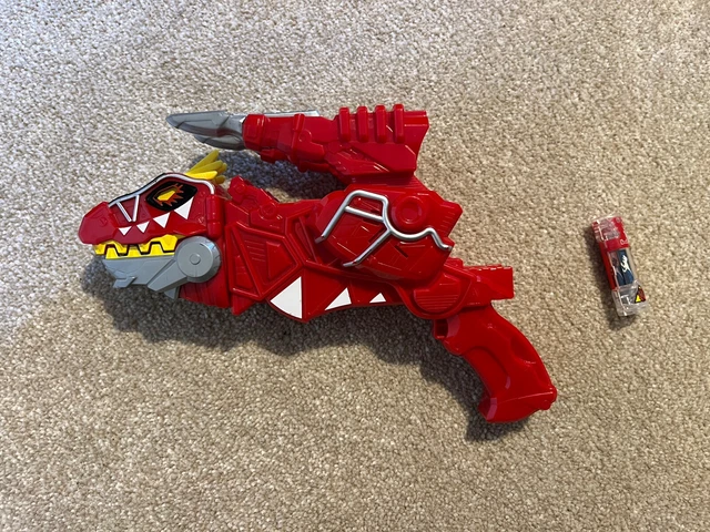 POWER RANGERS DINO Charge Red Morpher Gun With T Rex Charger £11.00 ...