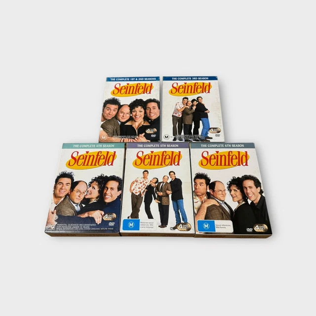 SEINFELD COMPLETE SEASONS 1-6 Jerry Seinfeld Region 4 Comedy Box Set £ ...