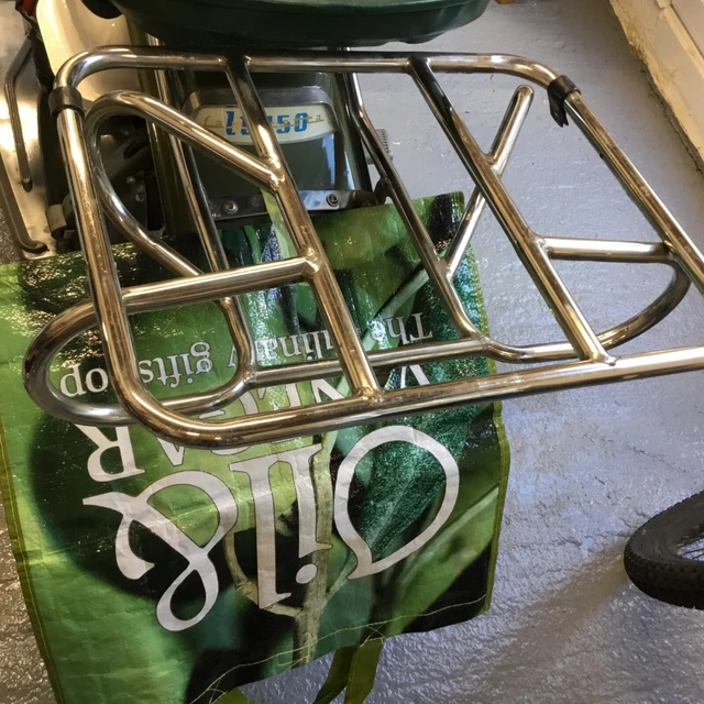 LAMBRETTA REAR RACK spare wheel carrier £65.00 - PicClick UK