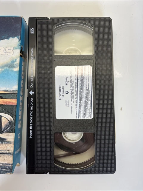 HOOSIERS VHS 1986 Gene Hackman Barbara Hershey Dennis Hopper Basketball ...