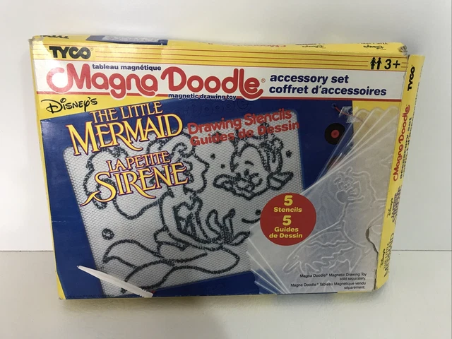 DISNEY THE LITTLE Mermaid Tyco Magna Doodle Stencils Box Of 5 ...