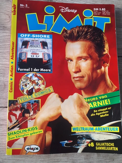 DISNEY LIMIT N.3/1994--SCHWARZENEGGER/SHAOLIN/SPAZIO--LIBRETTO completo ...