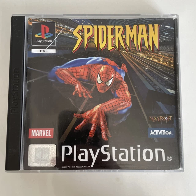 SPIDER-MAN SONY PLAYSTATION 1 Beschreibung Beachten PS1 PSone EUR 34,99 ...