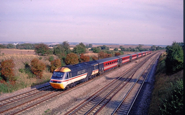 ORIGINAL 35MM RAIL Slide HST 43062 Near Didcot 20 9 1997 + Copyright £2 ...