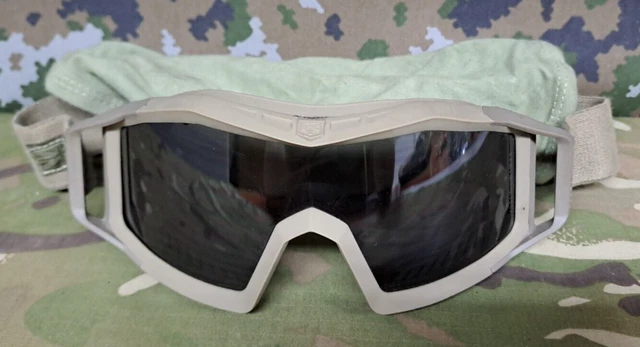 GENUINE BRITISH ARMY SAS Surplus Revision Wolf Spider Military Goggles ...