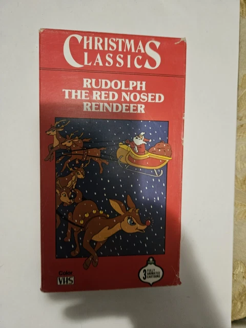 CHRISTMAS CLASSICS RUDOLPH The Red Nosed Reindeer VHS Vintage Video ...