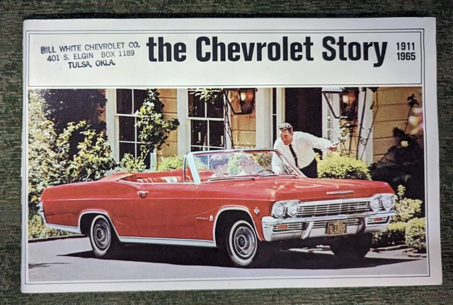 VINTAGE 1911-1965 THE Chevrolet Story Chevy History GM Sales Brochure ...