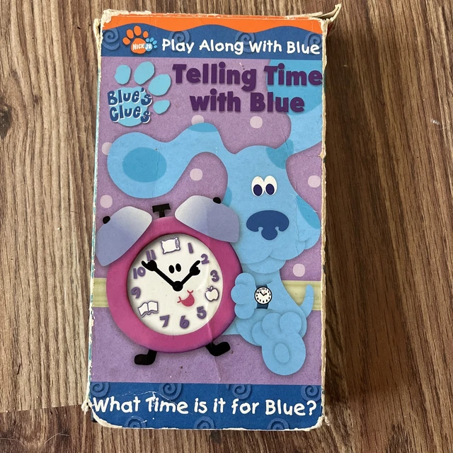BLUES CLUES TELLING Time With Blue VHS - Nick Jr £9.04 - PicClick UK