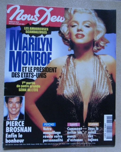 NOUS DEUX N° 2818 MARILYN MONROE Anthony QUINN Pierce BROSNAN Félix GRAY EUR 4,00 - PicClick FR