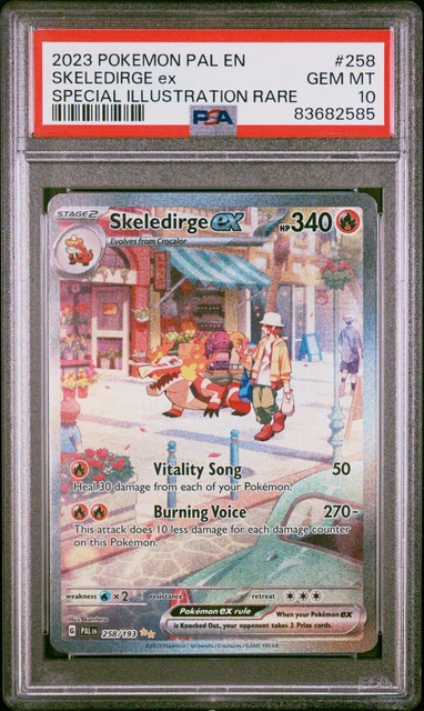 POKEMON PALDEA EVOLVED - SKELEDIRGE EX SPECIAL ILLUSTRATION RARE 258/ ...