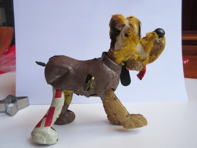 VINTAGE WINDUP DISNEY’S Pluto is Sad Condition for PARTS only £4.73 ...