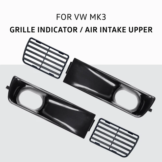 INDICATOR GRILLE AIR Intake Upper Bumper for VW MK3 Golf Jetta Vento ...