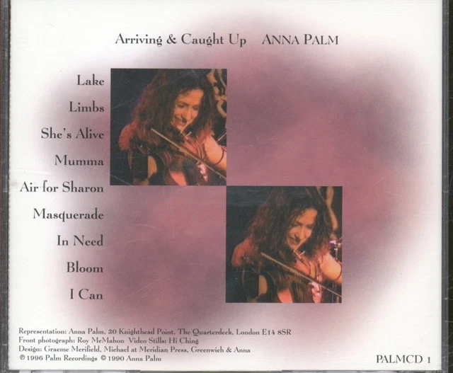 ANNA PALM ARRIVING and Caught Up CD UK Palm 1996 Has small surface tear ...