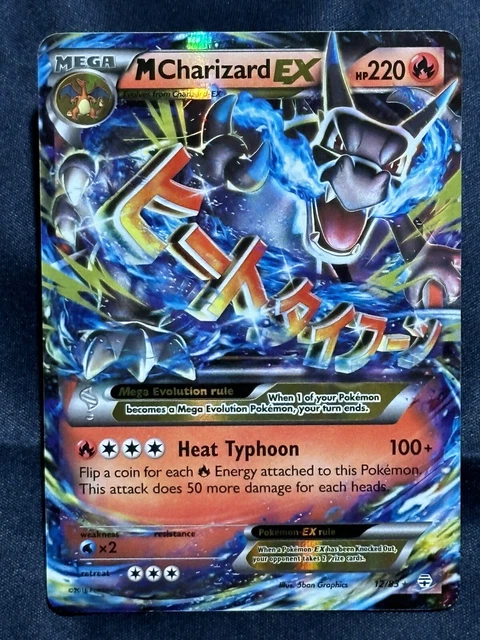 POKÉMON JCG MEGA-CHARIZARD-EX Générations 12/83 Holo Holo Rare EX EUR 3 ...