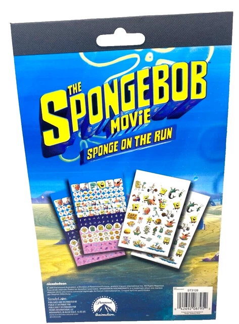 SPONGEBOB STICKERS BOOK The SpongeBob SquarePants Movie Stickers ...